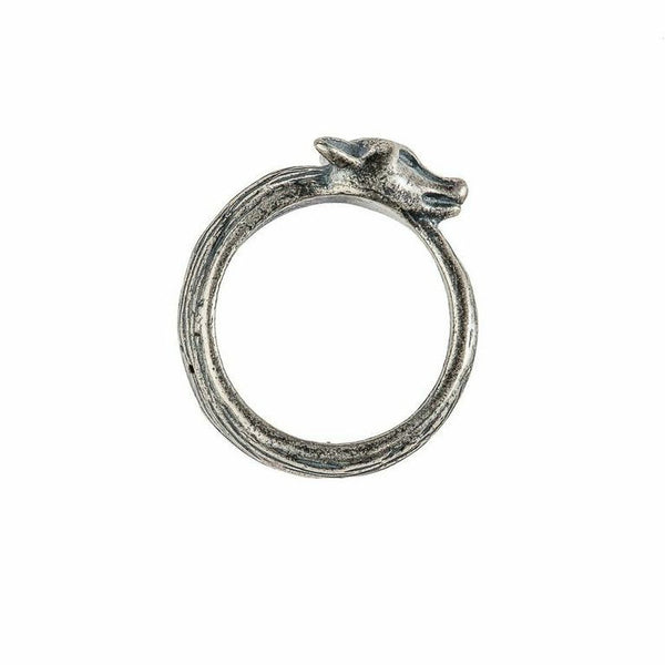 Sterling Silver Fox Band – Alkemie Jewelry